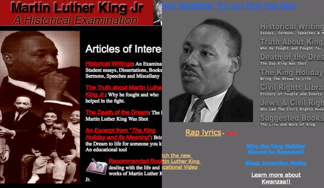 Googling 'Martin Luther King' returns neo-Nazi propaganda. Why won't ...