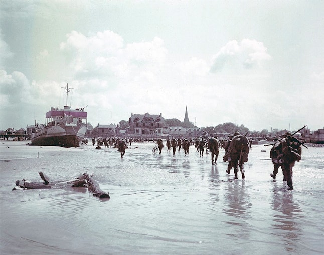 What the Beaches of Normandy Look Like, Then and Now