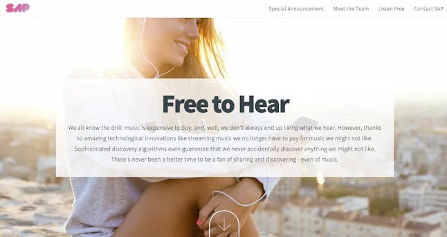 This Fake Streaming Site Is an Amazing F*ck You to the Music Industry