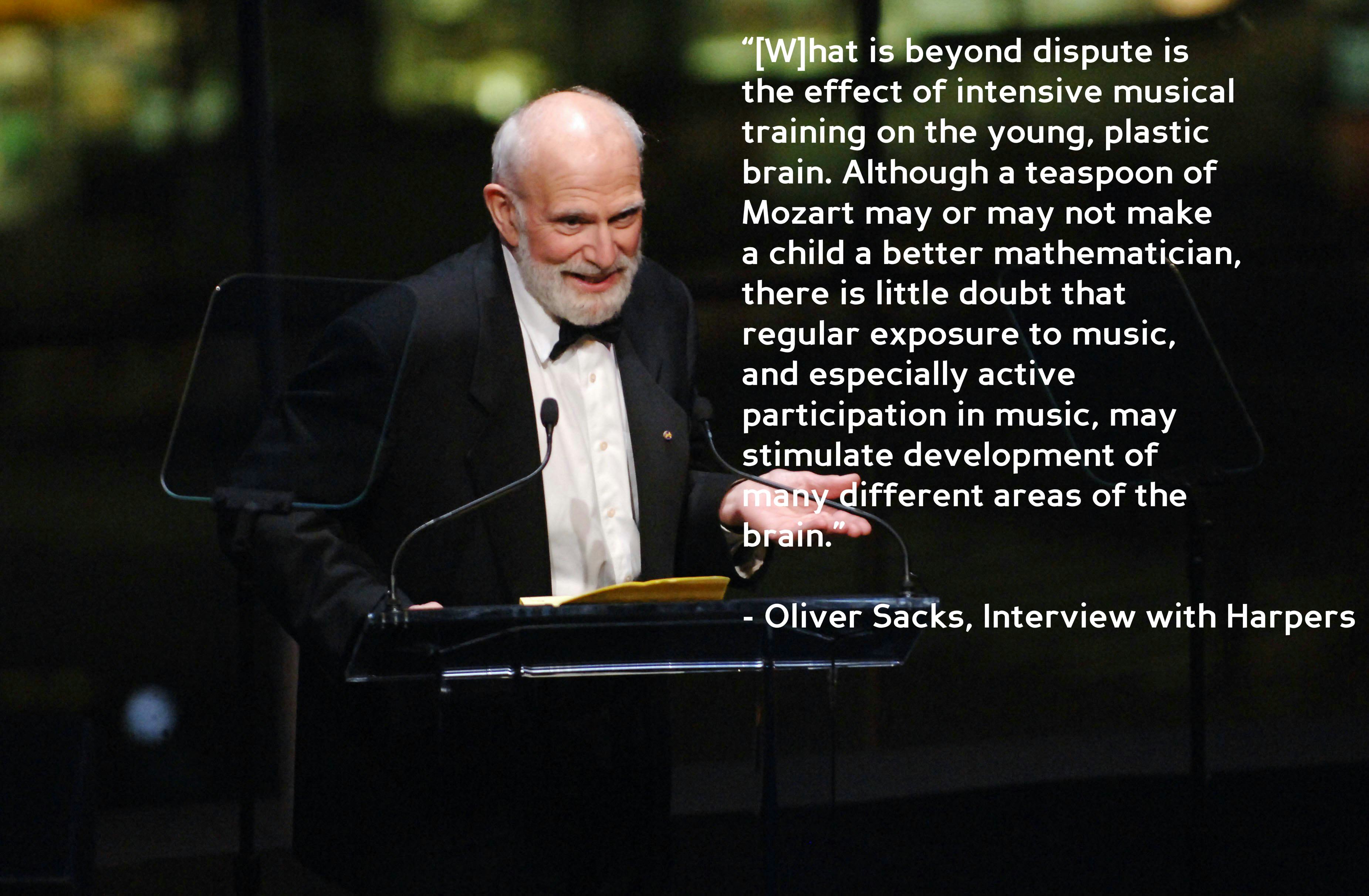 11 Beautiful Oliver Sacks Quotes That Capture the Power of Music