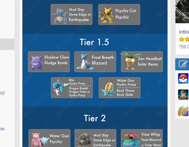 'Pokémon Go' Update: Top 10 new attackers chart after balance changes ...