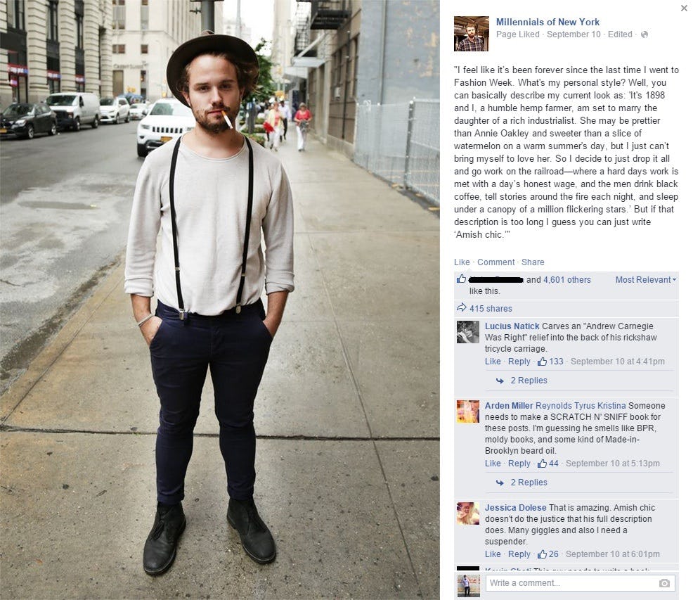This Facebook Page Has Gone Viral By Skewering Millennial Stereotypes