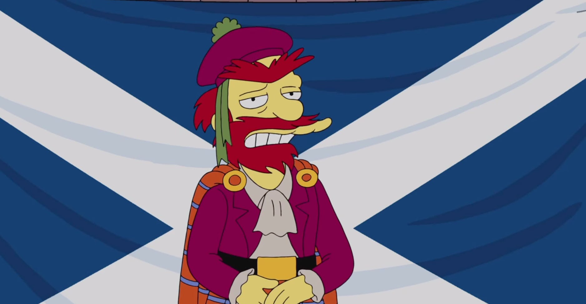 'The Simpsons' Groundskeeper Willie Has a Message on Scottish Independence