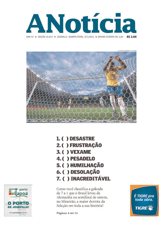 35 Brutal Newspaper Front Pages That Capture the Agony of Brazil's ...