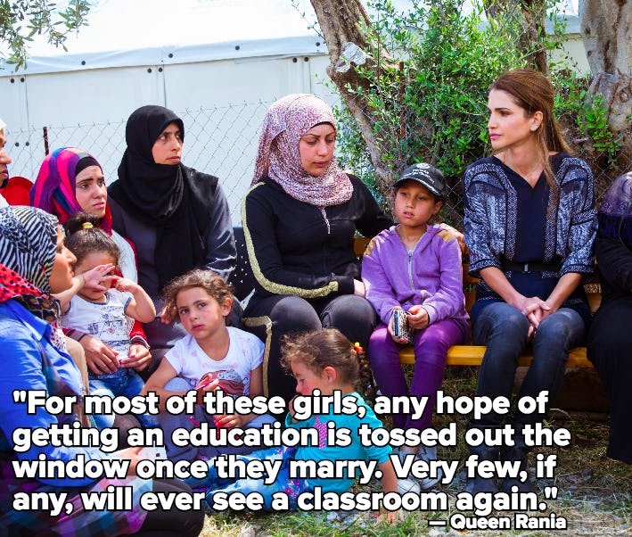 Exclusive: Queen Rania Reveals What the Syrian Refugee Crisis Really ...