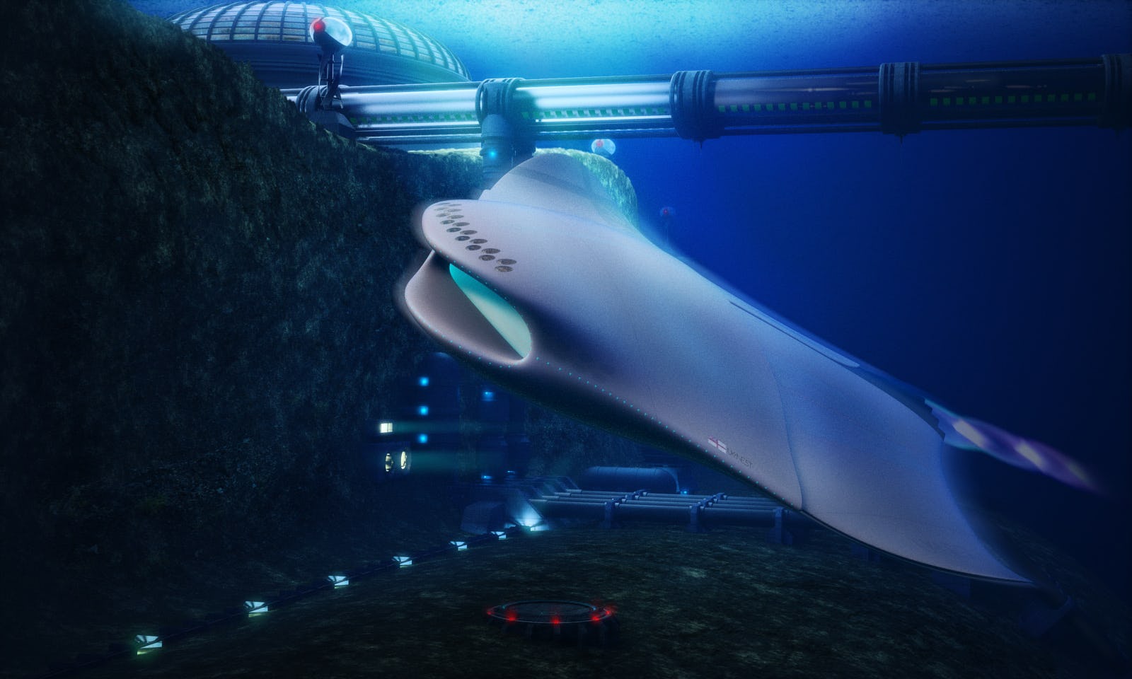 The future of underwater travel could be these manta ray-shaped submarines