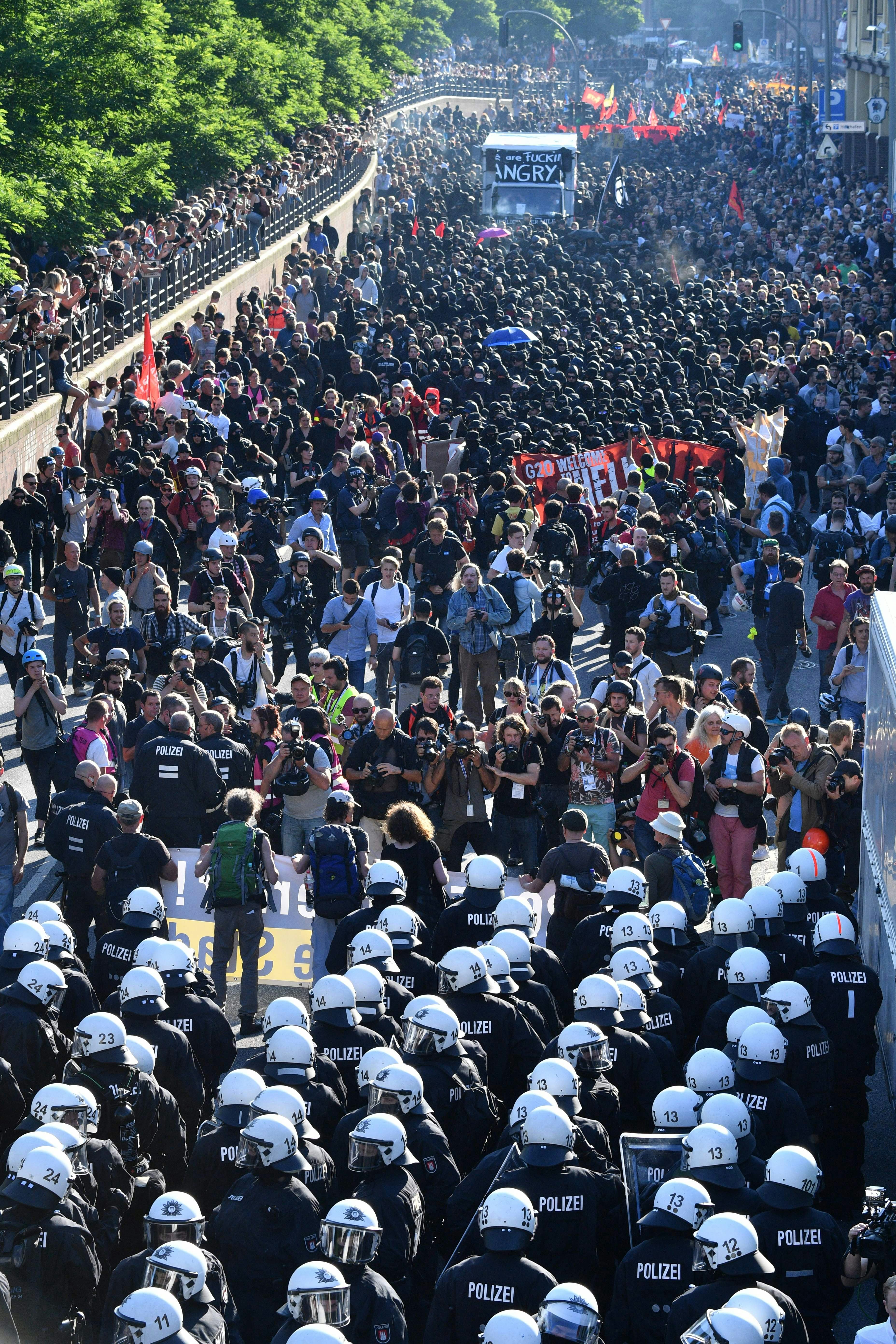 G20 protests turn violent a day ahead of annual world leaders summit