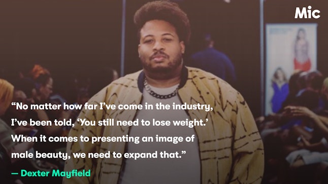 Meet Dexter Mayfield, the queer, plus-size male model taking the ...