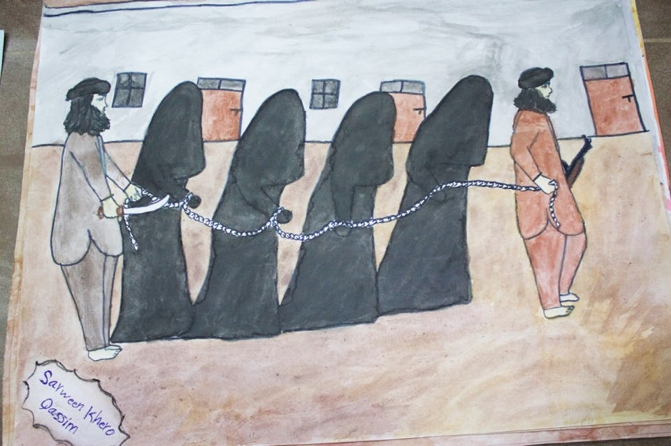 These Horrifying Drawings Show the Real Price of ISIS' Terrorism on ...