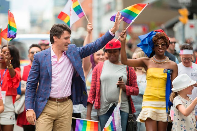 Canadian Prime Minister Justin Trudeau marched in Toronto's pride parade
