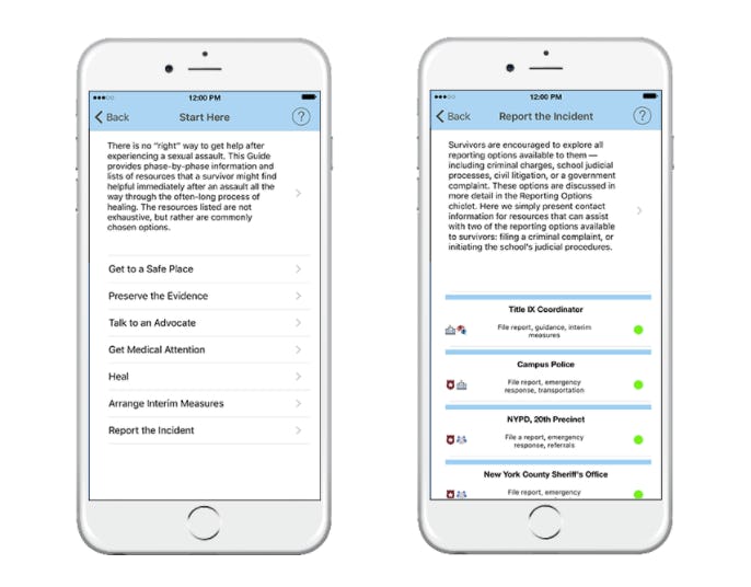 ReachOut is the new app fighting sexual assault on college campuses