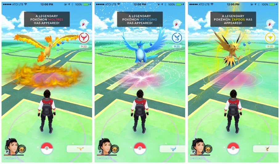 'Pokemon Go' Legendary Birds Update: Release event comes to life in ...