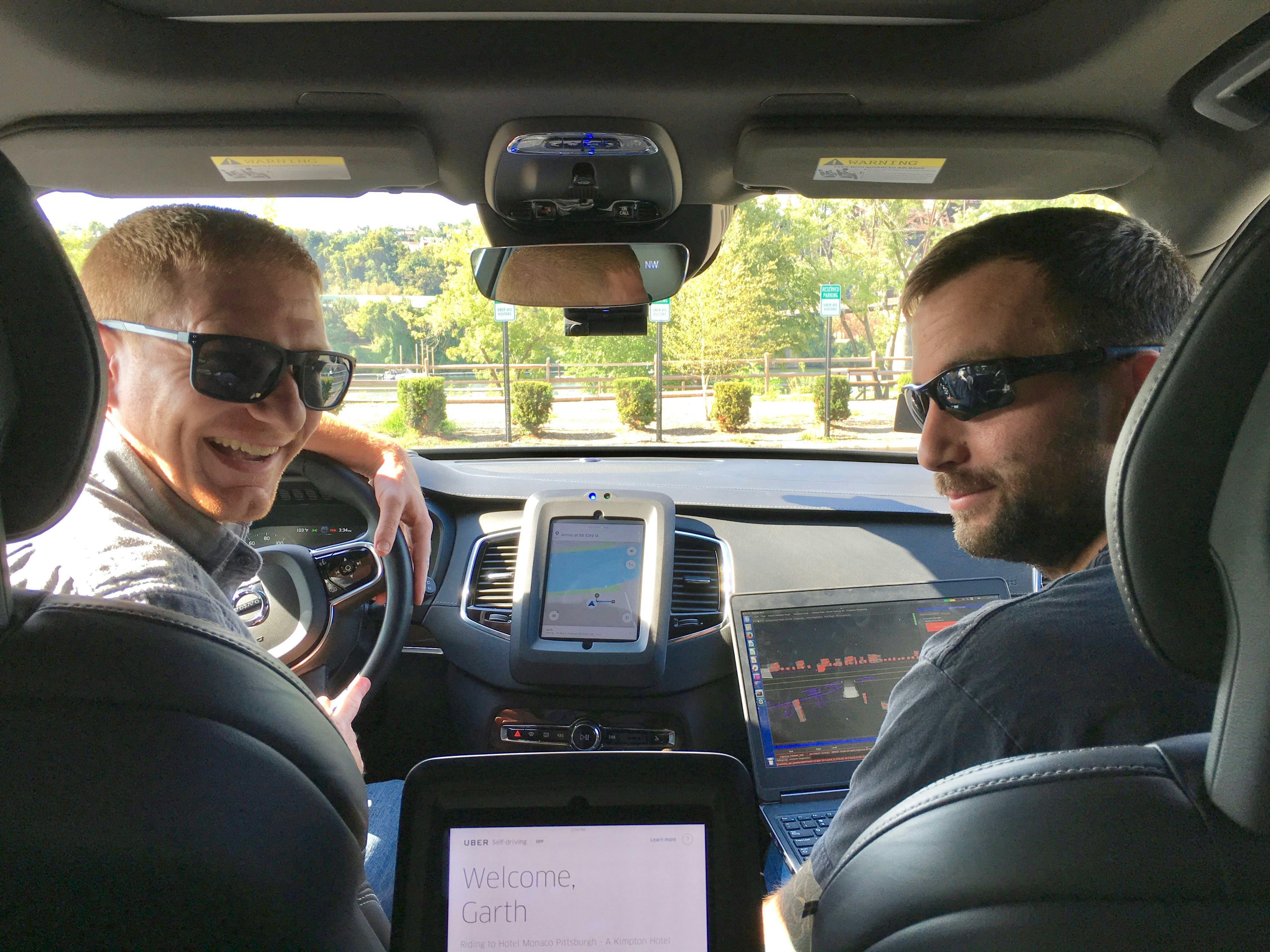 This is what it’s like to ride in a self-driving Uber