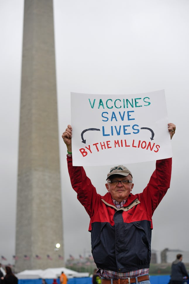 Trump urges “rigorous science" as world marches in protest of his anti ...