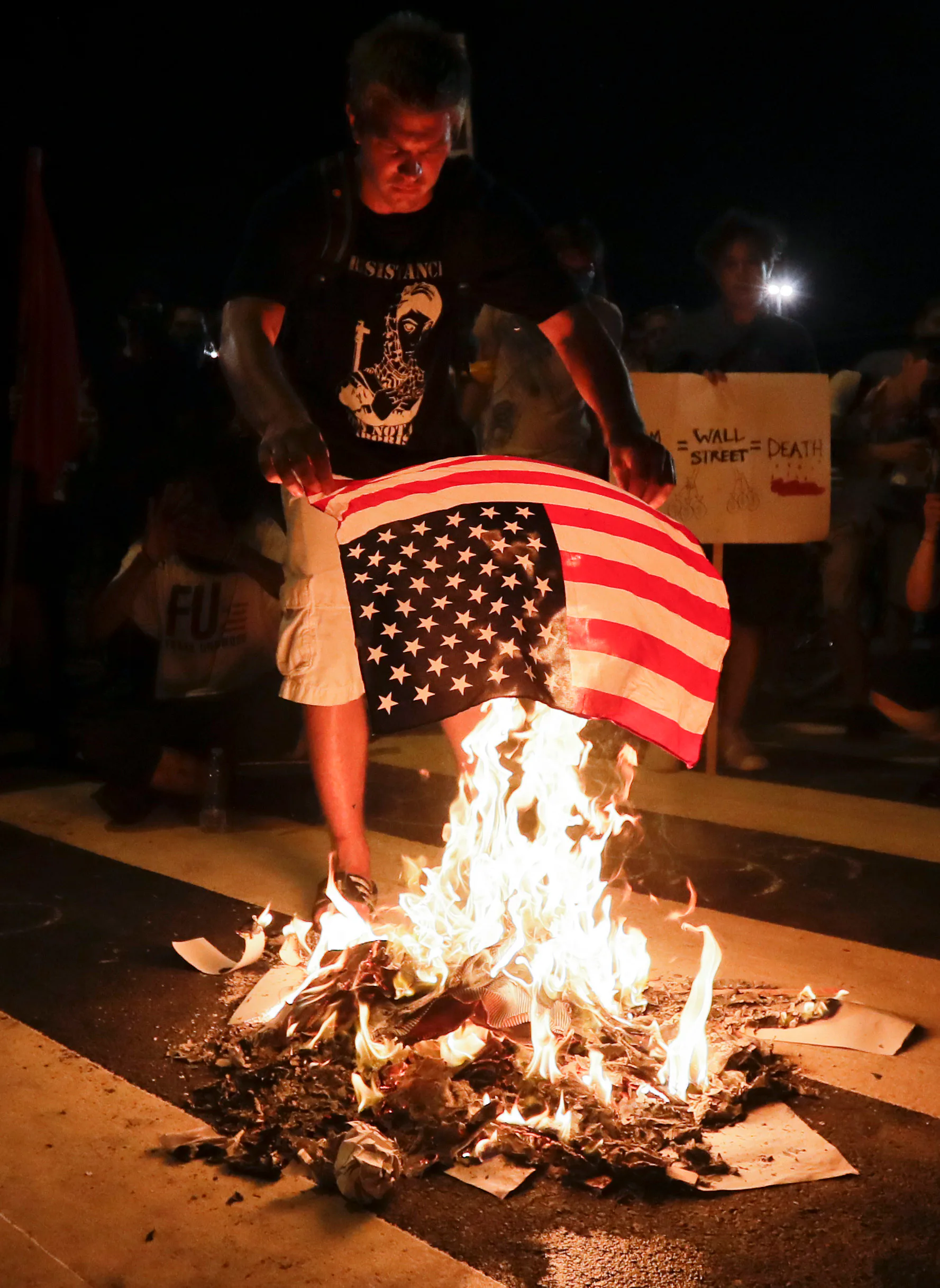 Donald Trump suggests jail time, loss of citizenship for burning the ...