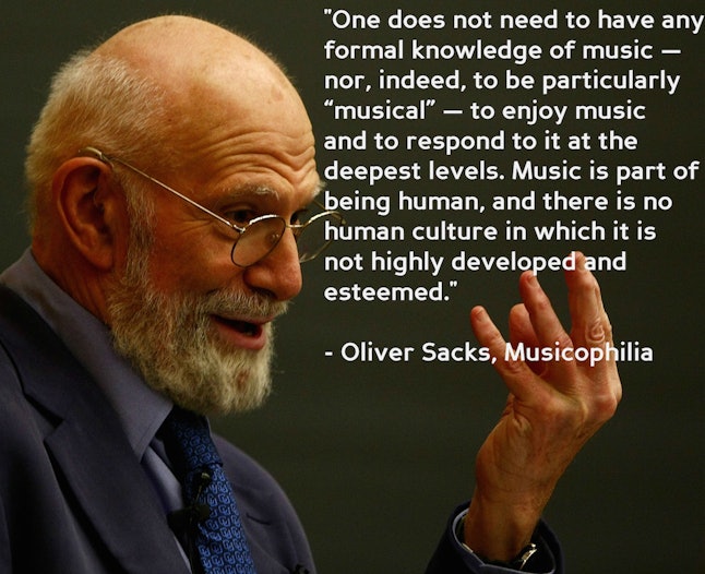 11 Beautiful Oliver Sacks Quotes That Capture the Power of Music